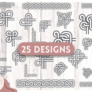 Celtic Corners Svg Celtic Svg Abstract Symbol Svg Svg Files for Cricut Instant Download Mystical ...