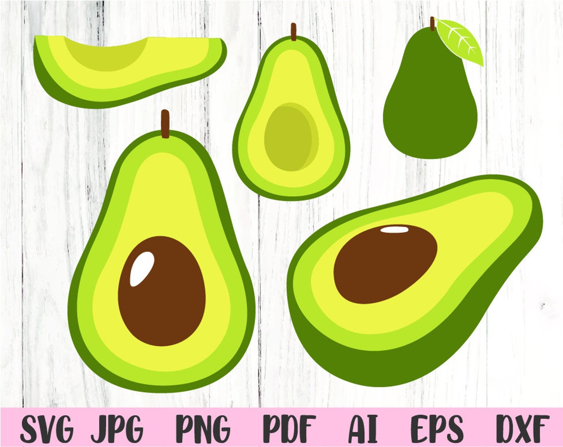 Avocado Svg Guacamole Svg Fruit Svg Svg Files for Cricut - Etsy