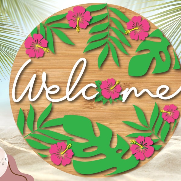 Summer Welcome Sign - Etsy