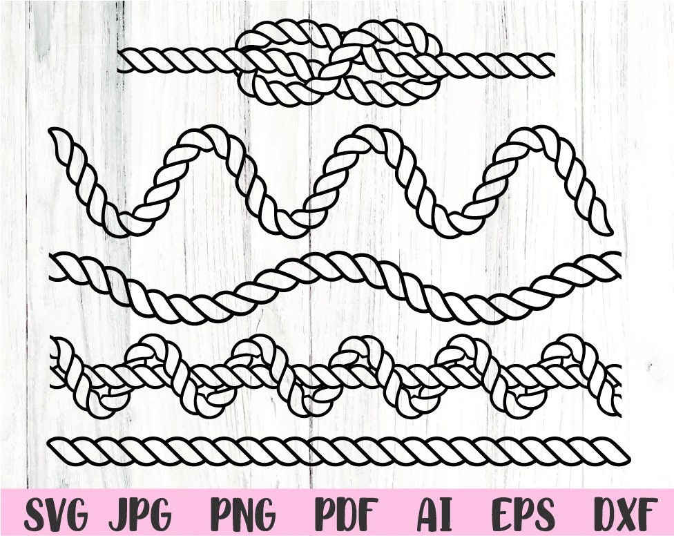 Rope Svg Nautical Rope Svg Nautical Knot Svg Svg Files for - Etsy Australia