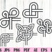 Celtic Corners Svg Celtic Svg Abstract Symbol Svg Svg Files for Cricut Instant Download Mystical ...