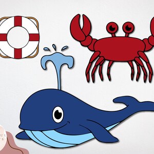 Nautical Bundle SVG Marine Clipart Anchor Svg Ocean Svg Cut Files ...