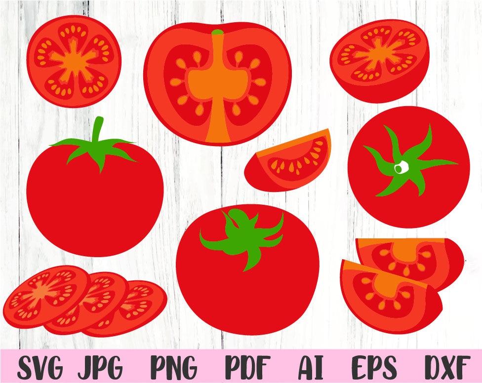 Tomato Svg Vegetable Svg Veggie Svg Svg Files For Cricut - Etsy 日本