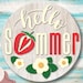 Hello Summer Strawberry Sign SVG Strawberry Welcome Round Sign Summer ...