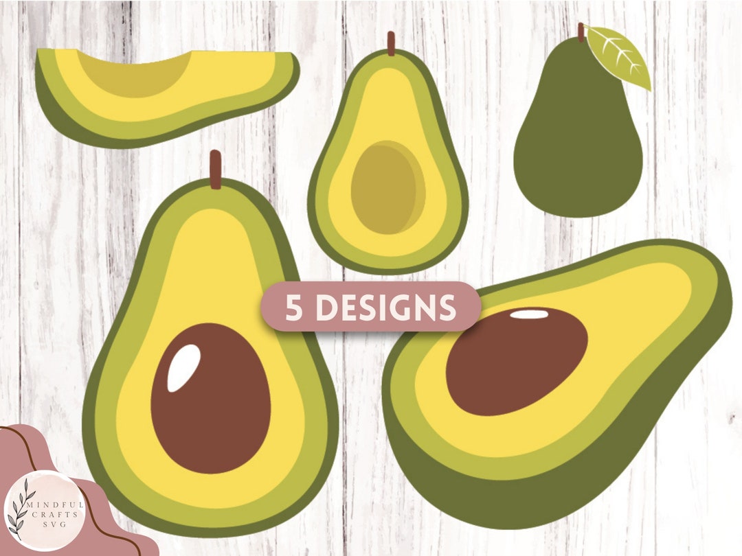 Avocado Svg Guacamole Svg Fruit Svg Svg Files for Cricut Instant ...