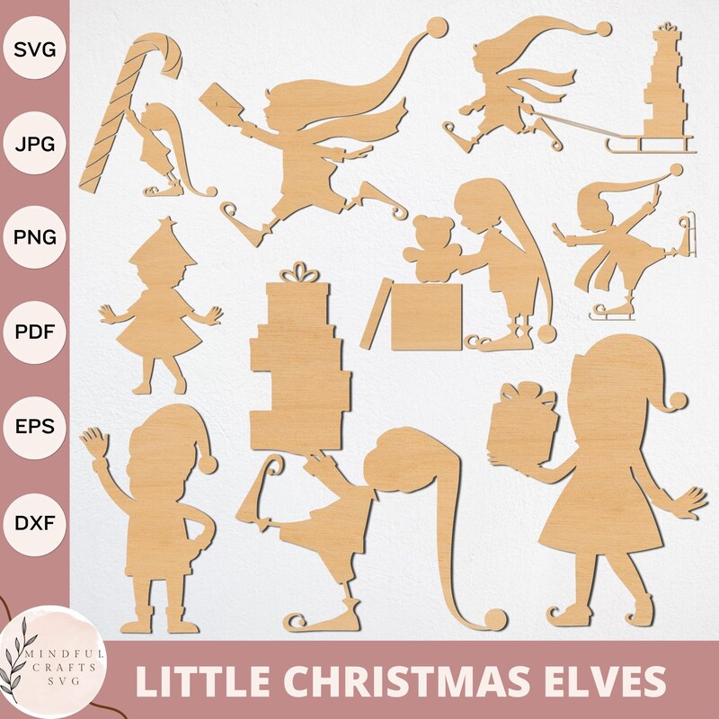 Christmas Elves Svg - Etsy