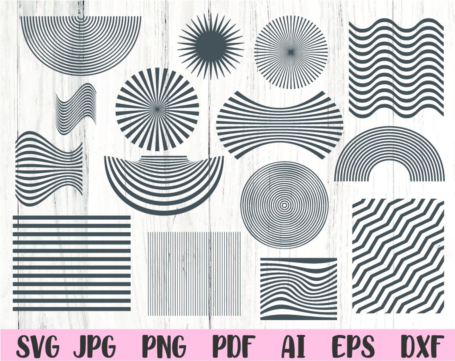 Boho Retro Shapes Svg Boho Svg Retro Svg Shapes Svg Svg Files - Etsy