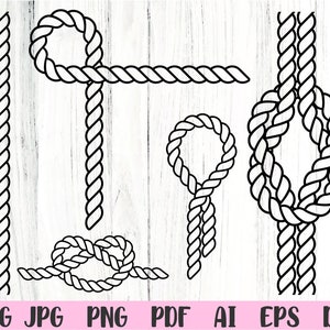 Rope Svg Nautical Rope Svg Nautical Knot Svg Svg Files for - Etsy