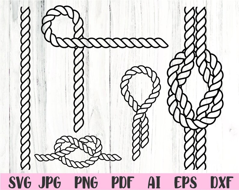 Rope Svg Nautical Rope Svg Nautical Knot Svg Svg Files for - Etsy Australia