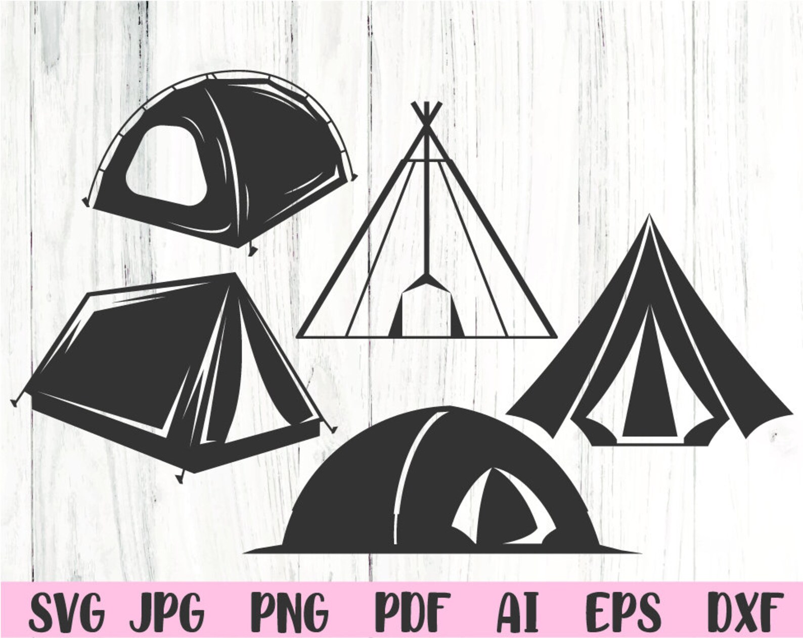 Camping Tent Svg Tent Svg Camping Svg Svg Files for Cricut - Etsy
