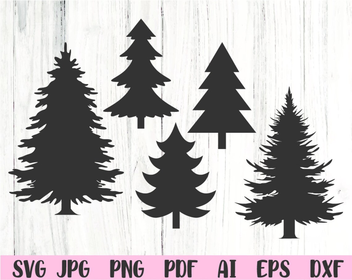 Coniferous Tree Svg Coniferous Svg Tree Svg Svg Files for - Etsy
