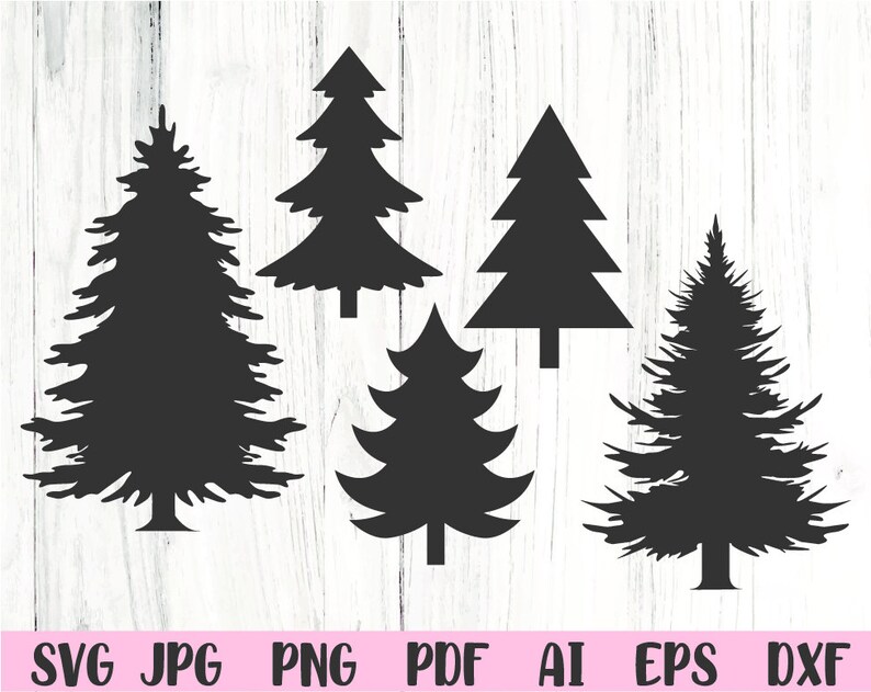 Coniferous Tree Svg Coniferous Svg Tree Svg Svg Files for - Etsy