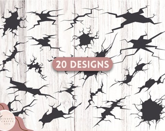 Break Through Wall Svg - Etsy