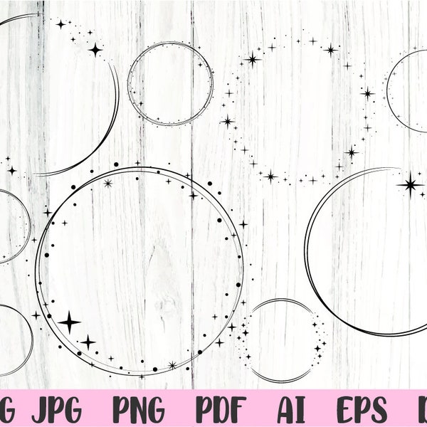 Circle Frame Svg - Etsy