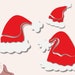 Christmas SVG Bundle Santa Hat SVG, Elf Hat SVG, Holiday Design Files ...
