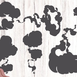 Smoke Bundle SVG Smoke Effect Cartoon SVG Files for Cricut Instant ...