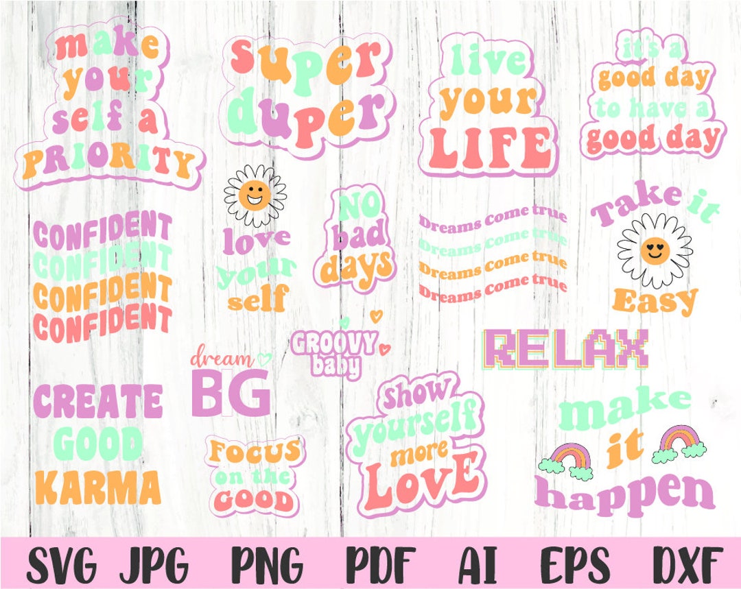 Groovy Motivational Quotes Svg Groovy Svg Motivational Svg Svg Files ...