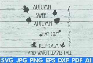 Fall Design Svg Autumn Svg Fall Leaves Svg Svg Files For | Etsy