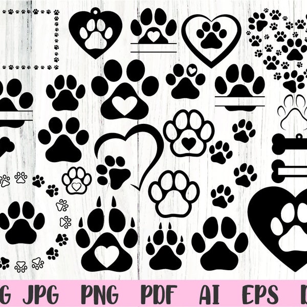 Animal Tracks Svg - Etsy