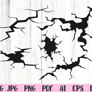 Cracks Svg Crack Svg Lightning Svg Svg Files for Cricut Instant ...
