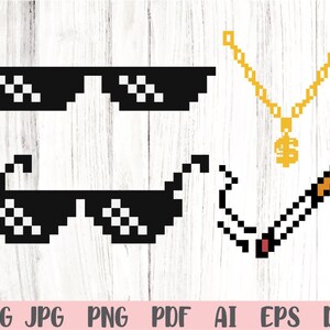 Thug Life Svg Thug Svg Instant Download Svg Files for Cricut Thug Life ...