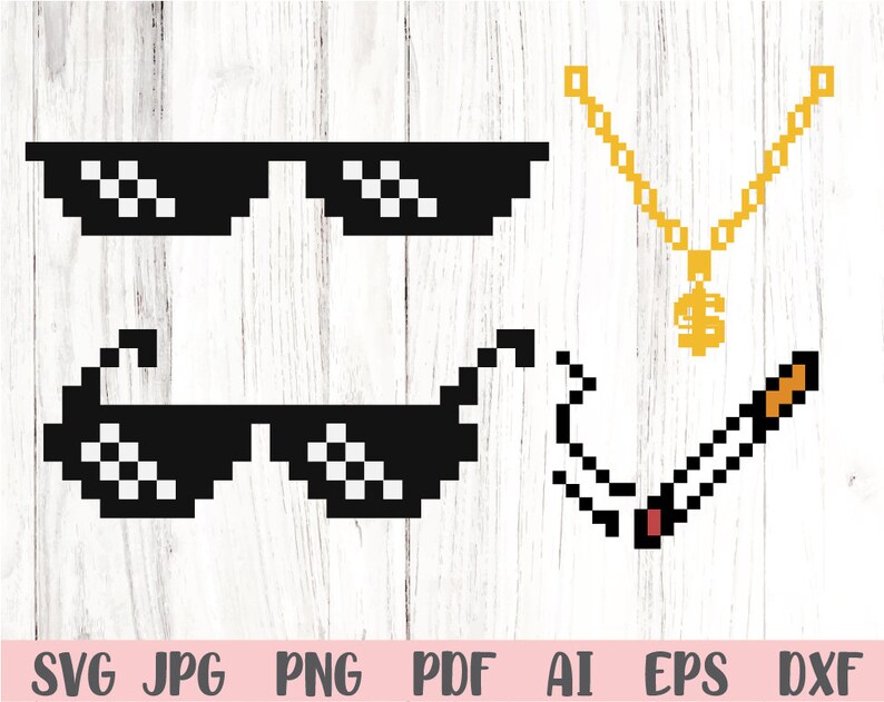 Thug Life Svg Thug Svg Instant Download Svg Files for Cricut - Etsy