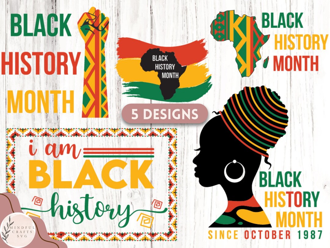 Paquete del Mes de la Historia Negra SVG / Mes de la Historia ...