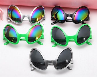 UFO Alien Sunglasses Rave Outfit Accessories Spaceship Third - Etsy