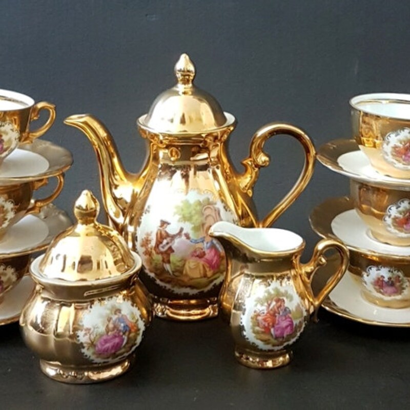 Porcelain Tea Set - Etsy
