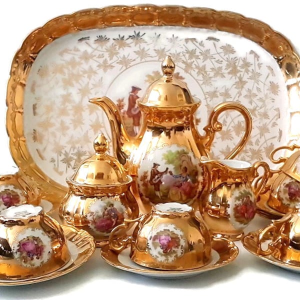Porcelain Tea Set - Etsy