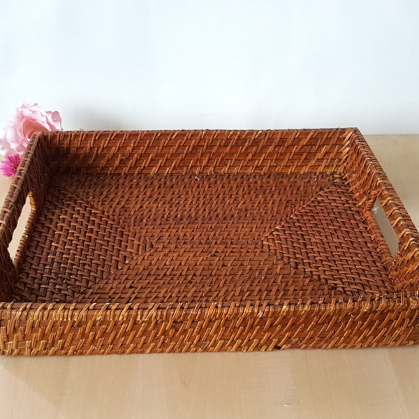 Wicker Tray - Etsy