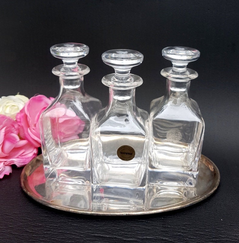 Crystal Cruet Set - Etsy