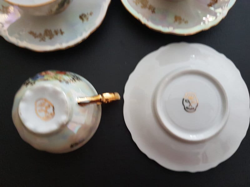 Gold Bavaria Tea Set, Decorated With Fragonard Decor, Teaset With 3 ...