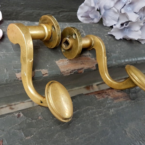 Brass Door Handle - Etsy