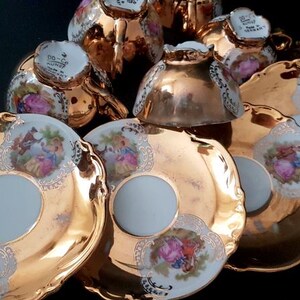 Victorian Style Tea Set 15 Piece - Etsy
