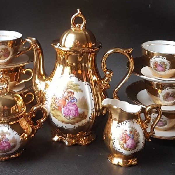 Bavaria Gold Tea Set - Etsy