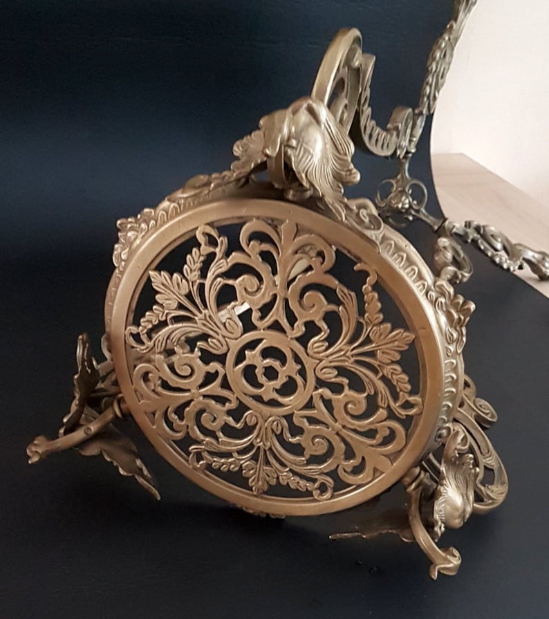 Brass Plant Stand// Vintage ORNATE Plant Stand// Rustic Gold - Etsy