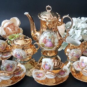 Victorian Style Tea Set 15 Piece - Etsy