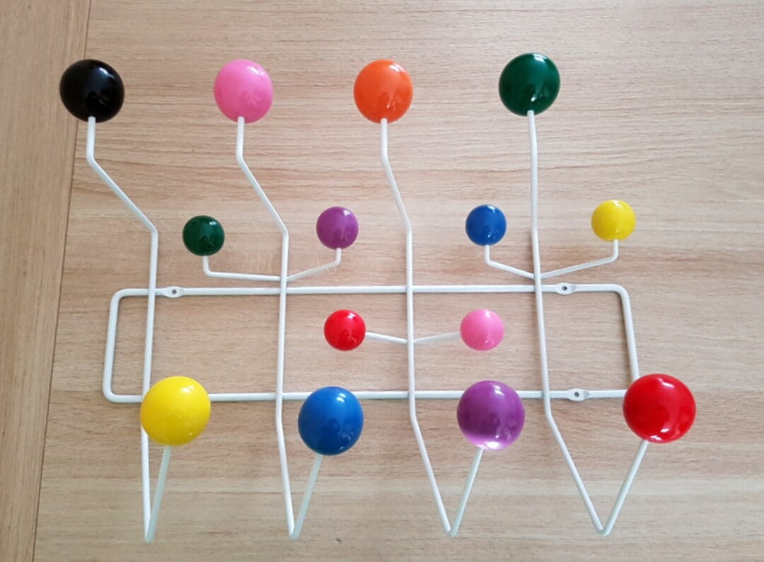 Vintage Wall Mounted Sputnik Large Coat Rack // Space Age With 14 Hooks ...