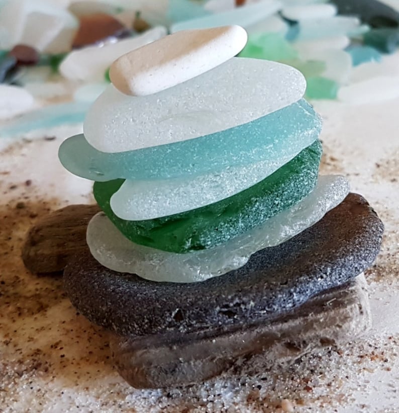 Mix Color Sea Glass, Authentic Beach Glass, Real Tumbled Beach Glass ...