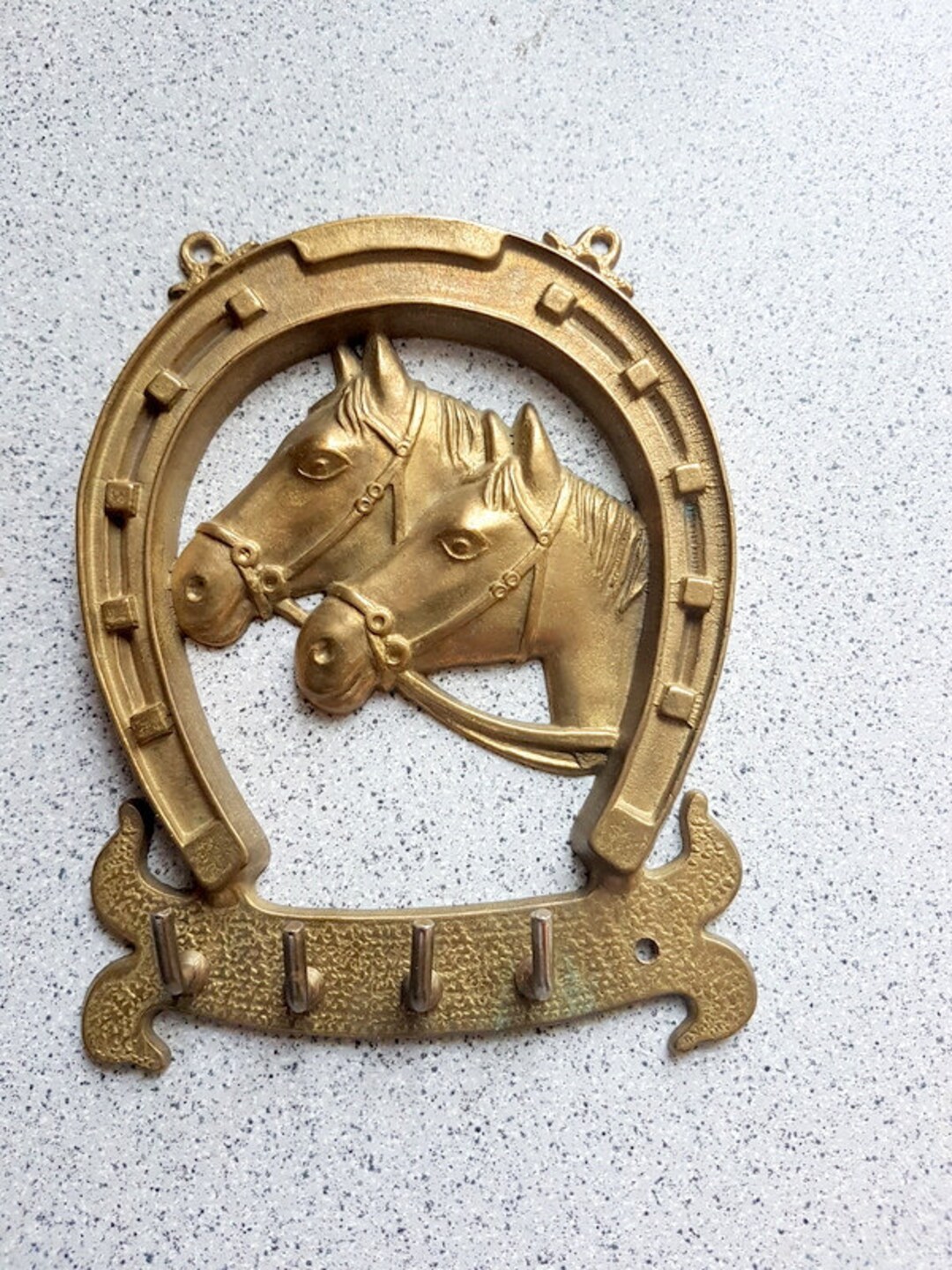 Antique Key Hooks , Horse Head , Brass , Wall Hooks - Etsy