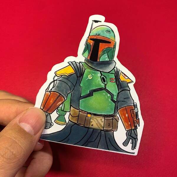 Boba Fett Stickers - Etsy