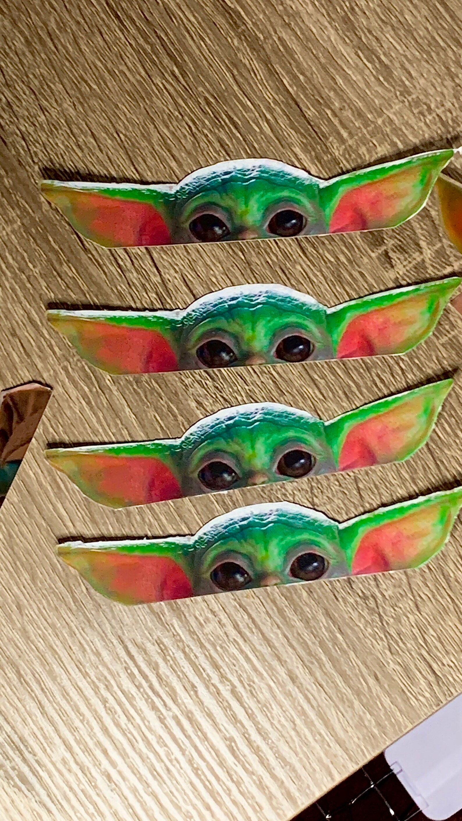 Grogu Peeking Car Sticker - Etsy