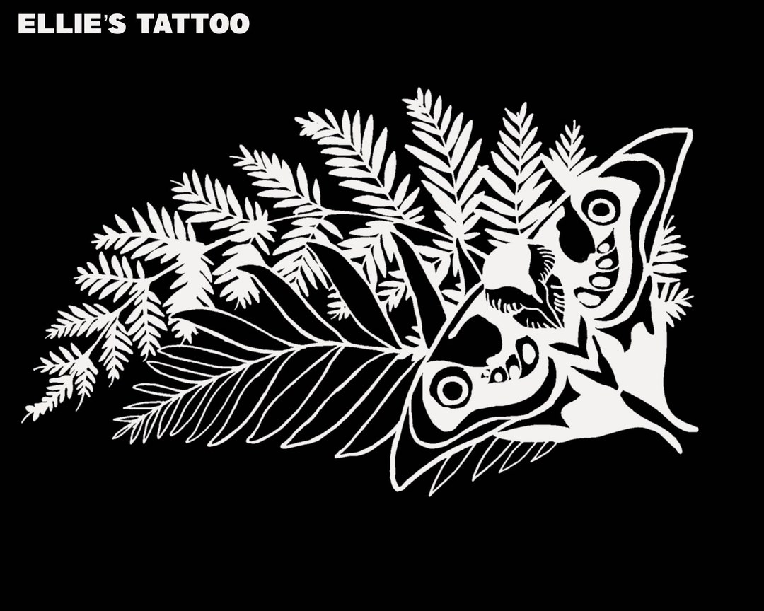 The Last of Us Ellie Moth Tattoo Bite Vinyl Decal - Etsy