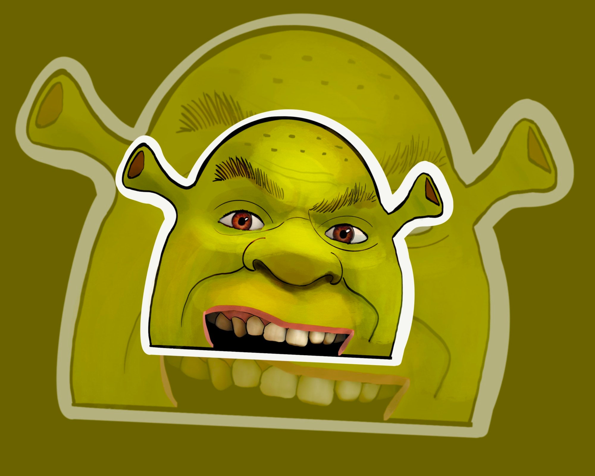 Shrek Donkey Sad Face