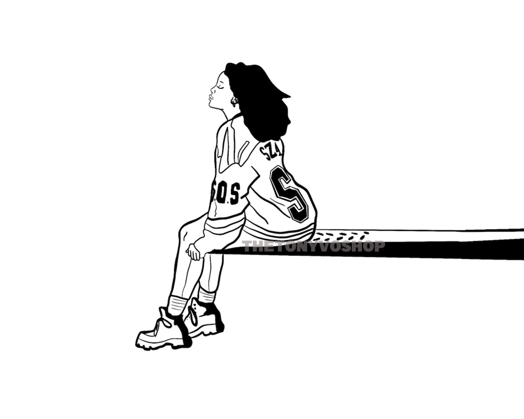 SZA SOS Vinyl Decal - Etsy