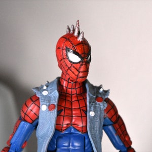 Spider-man ATSV PS5 Spider-punk Head for Action Figures Fits - Etsy