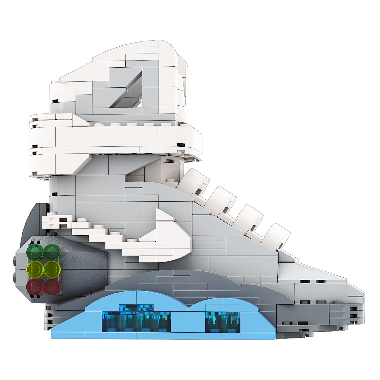 Handcrafted Sneakerbricks Interactive Building Blocks back the Future ...