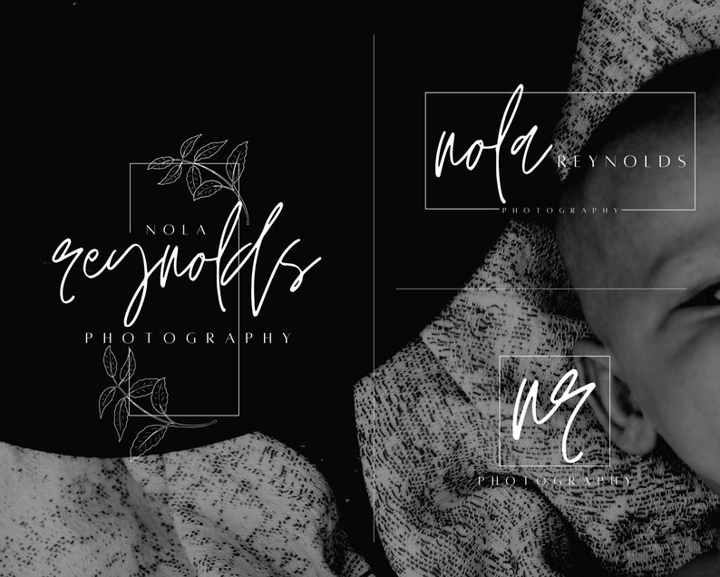 Premade Watermark Logo, Instant Download Photography Logo, Watermark ...