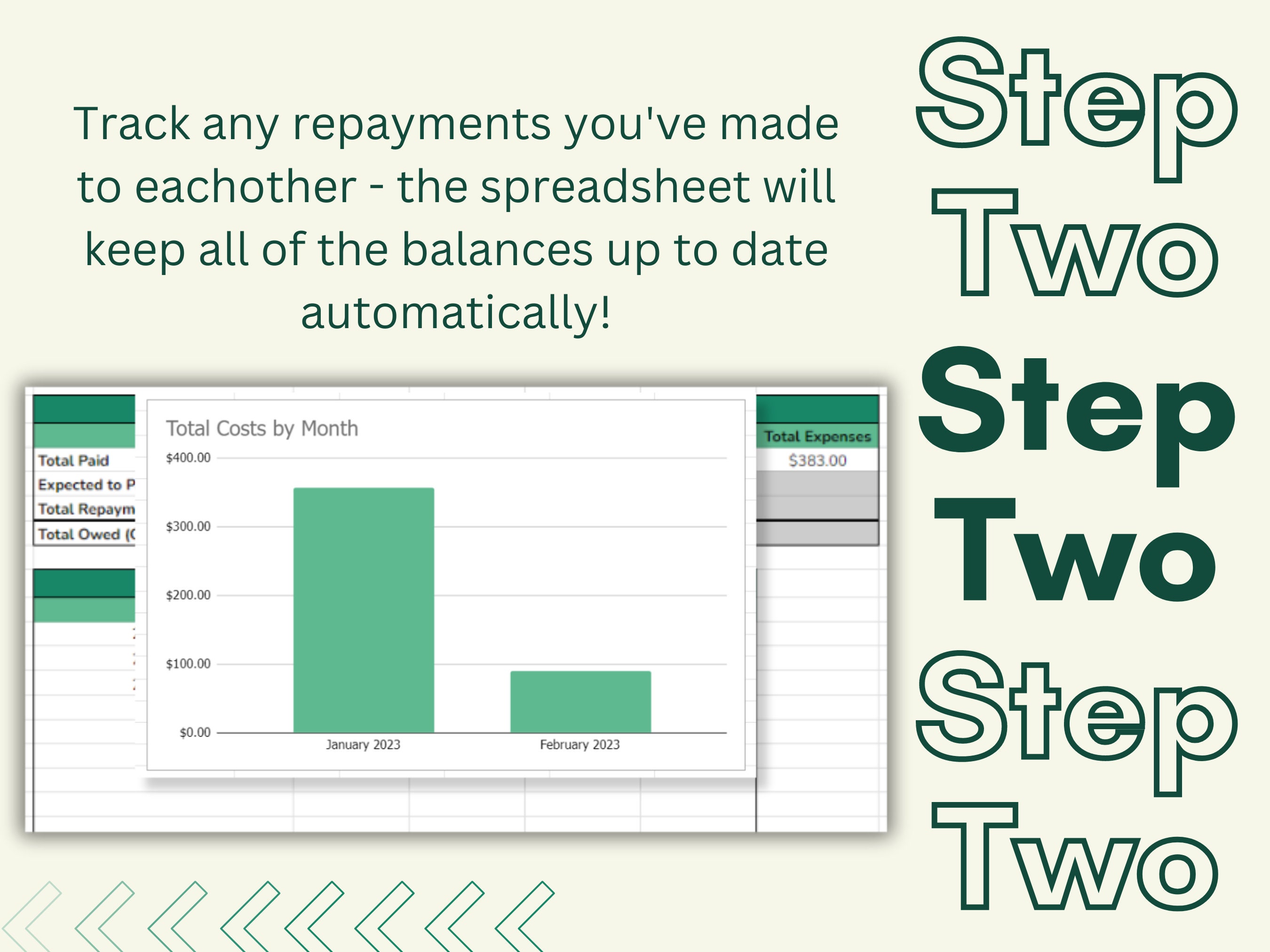 Roommates Couples Expense Tracker Cost Splitter Template Planner ...